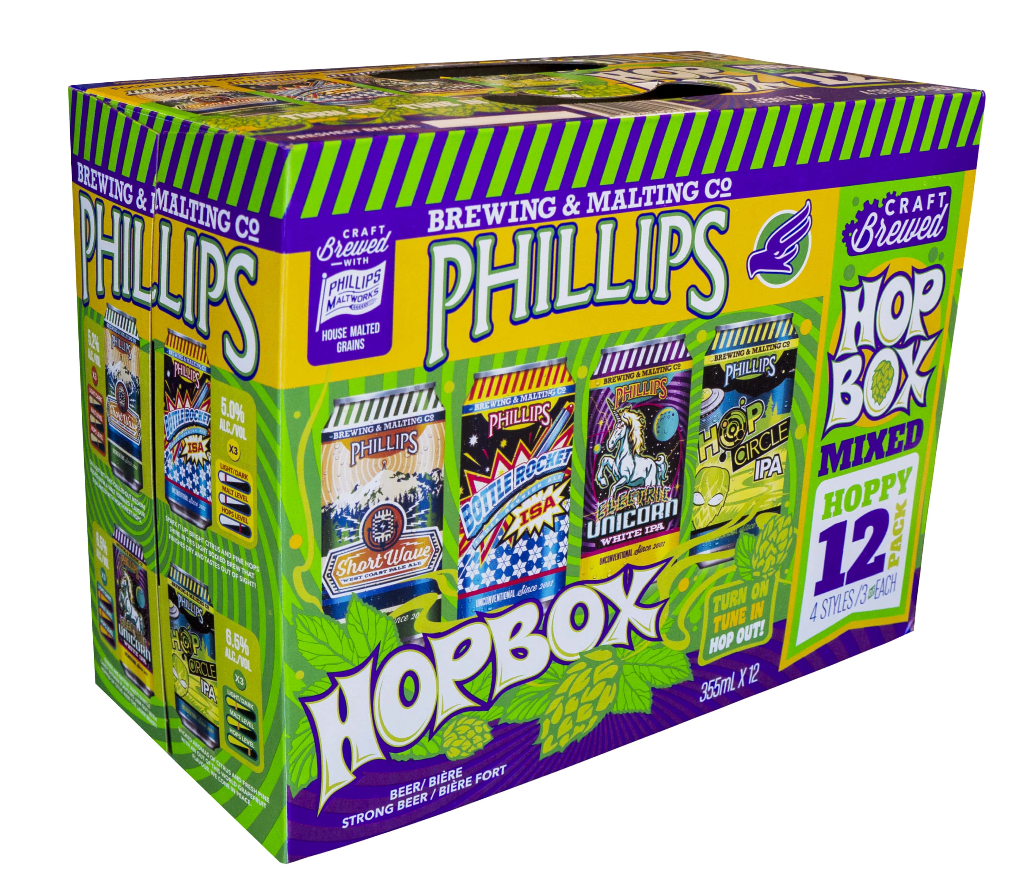 » Phillips Brewing Hop Box Mixed Can Pack 12x 355ml