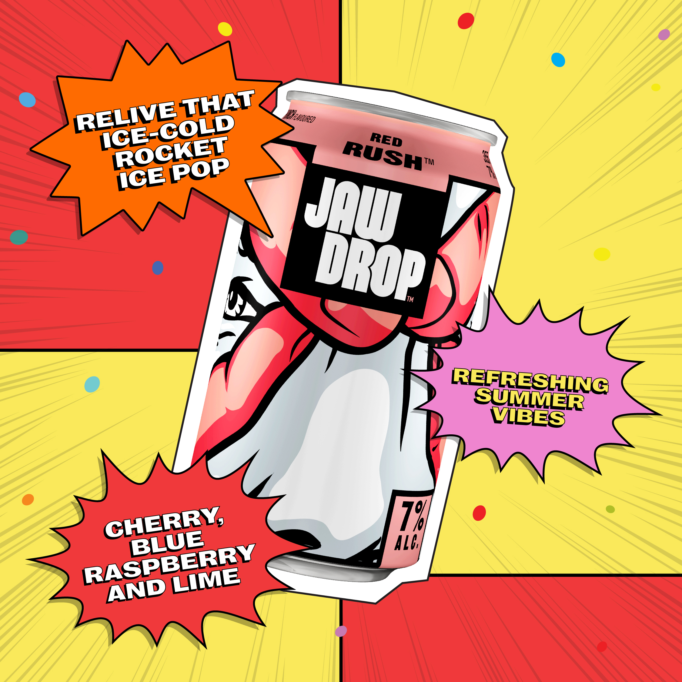» JAW DROP RED RUSH – 6P