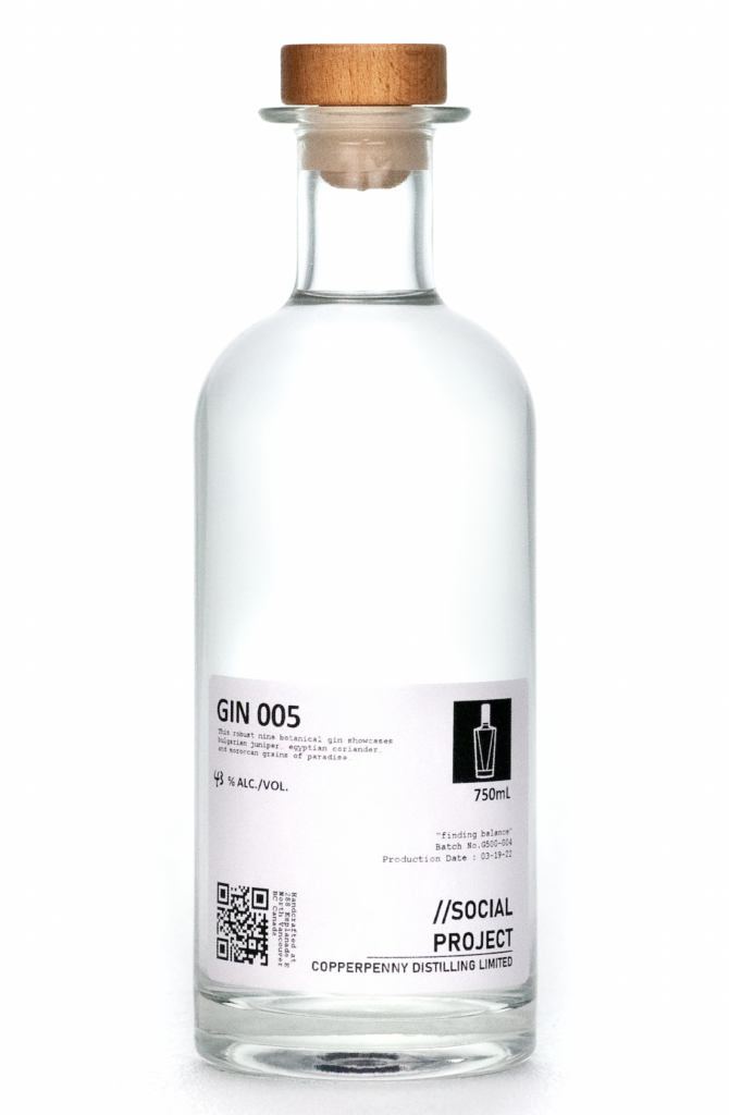» Copperpenny Distilling – No. 005 Social Project Gin 750ml