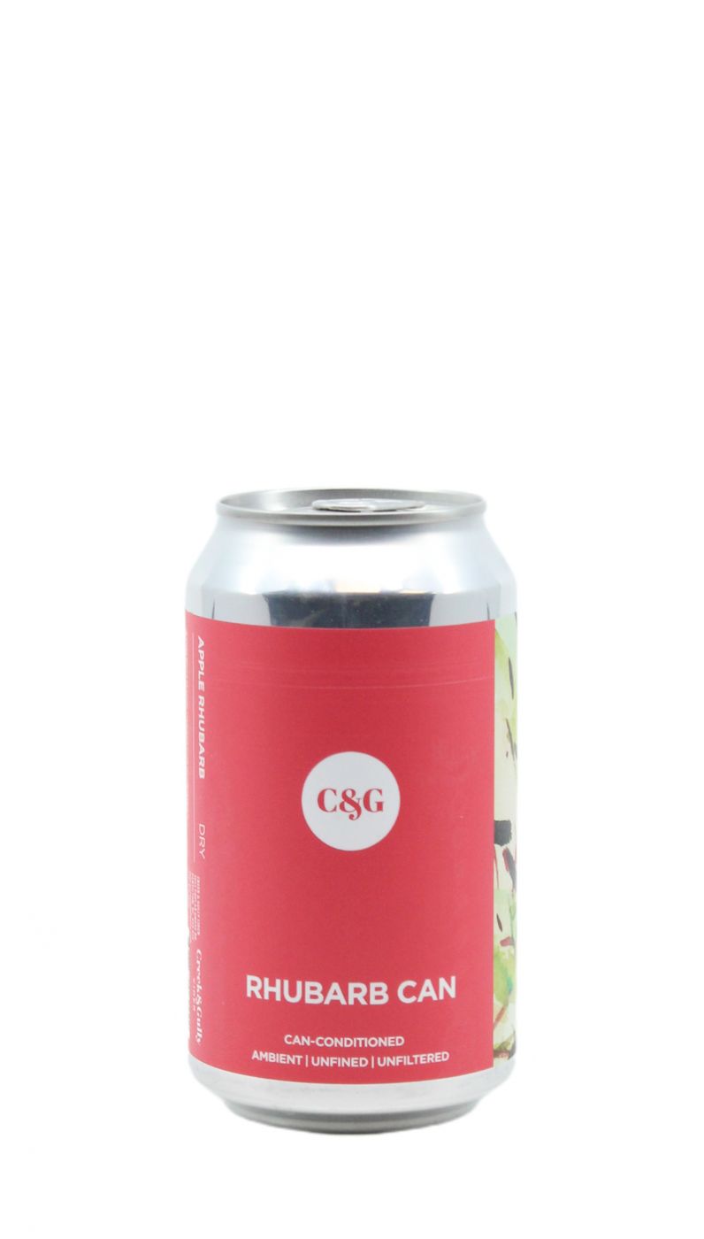 » Creek And Gully Cider – Rhubarb Can 4x 355ml