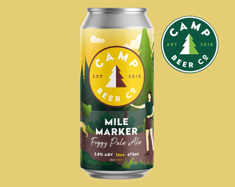» Camp Beer Co. – Mile Marker Foggy Pale Ale Tall Can 4x 473ml