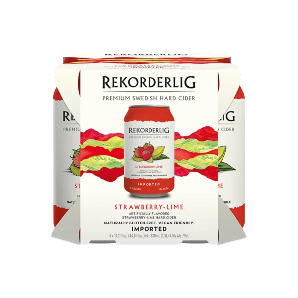 » Rekorderlig – Strawbery Lime Cider Can 4x 330ml