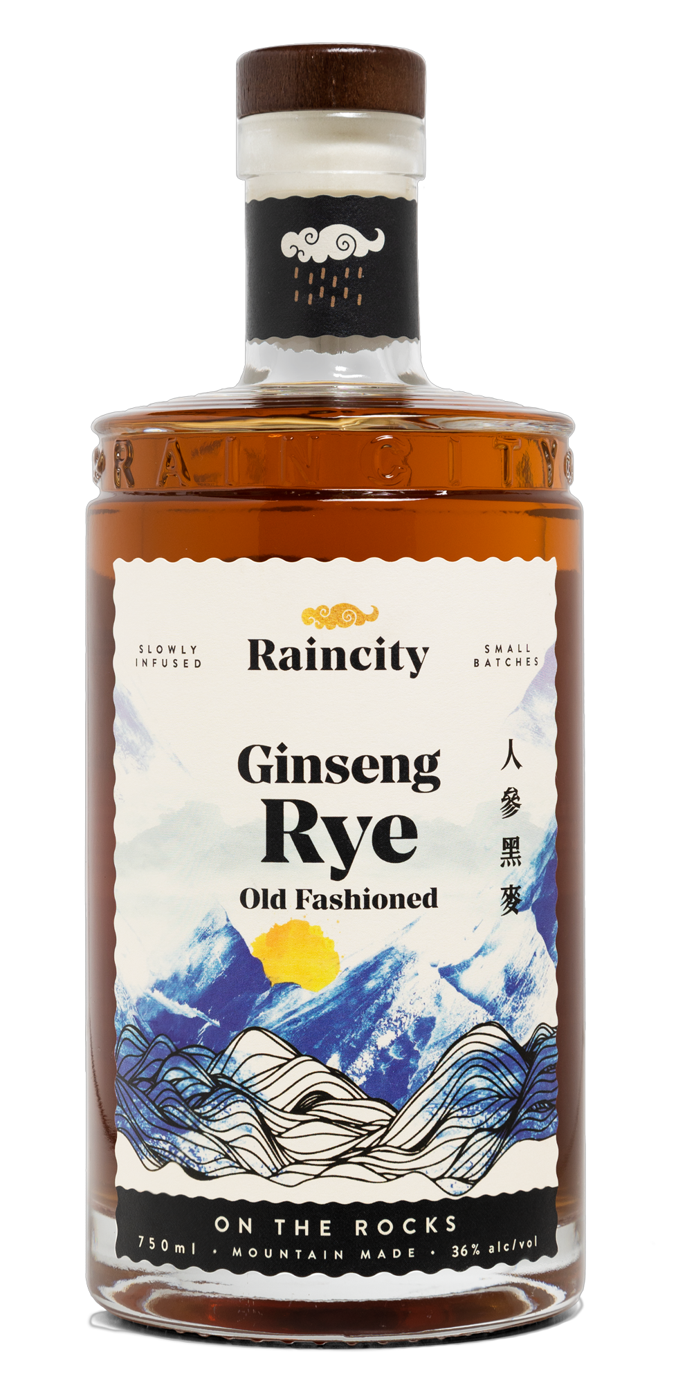 » Raincity Distillery – Old Fashioned Ginseng Rye 750ml